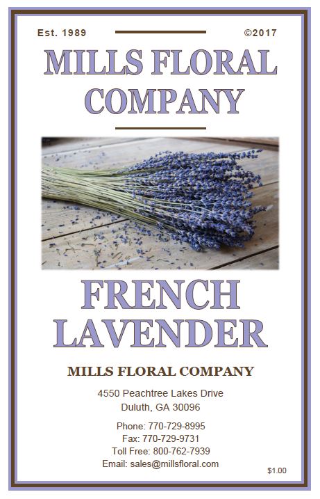 2018 Lavender Brochure